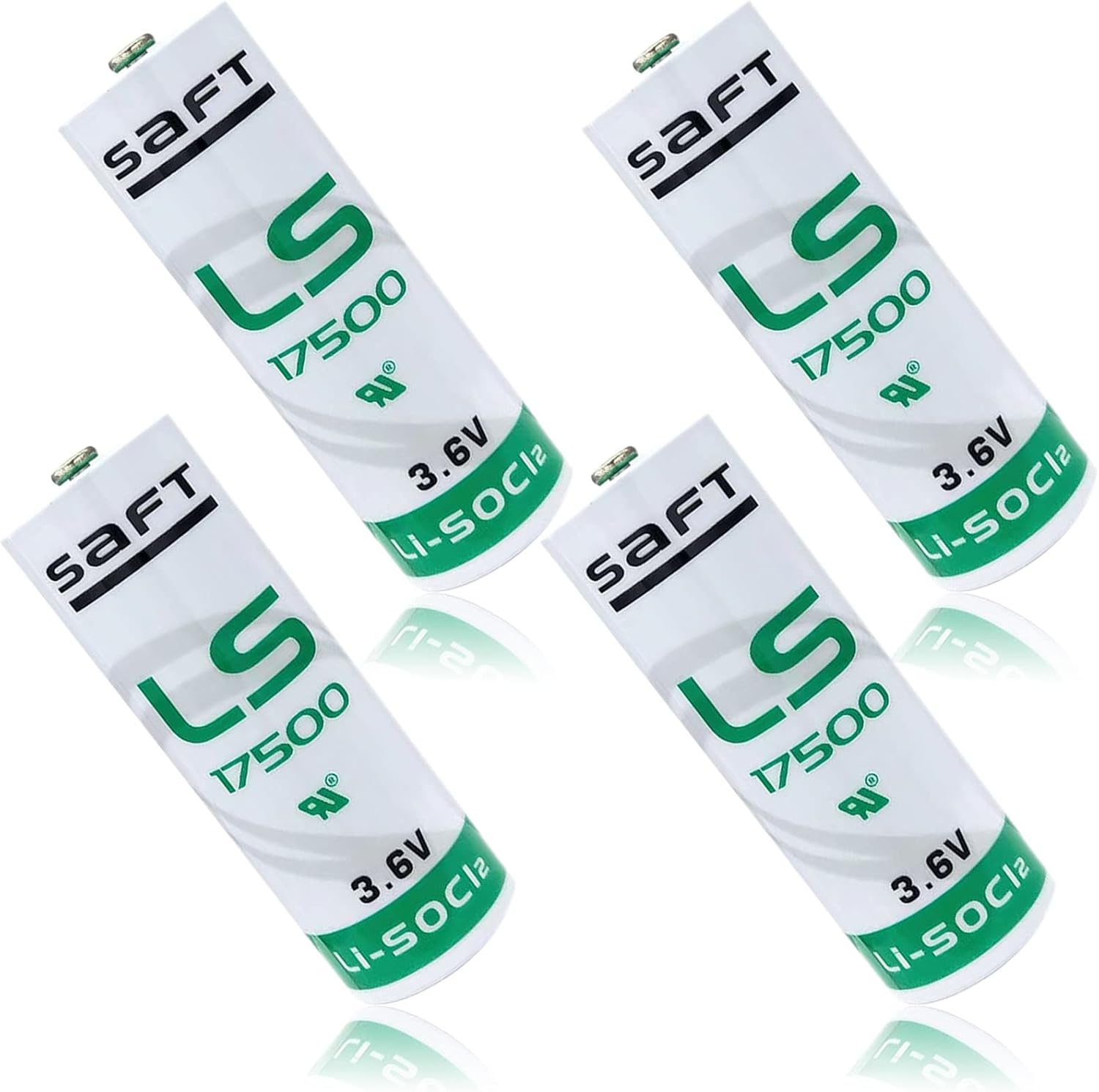 Amazon.com: 4pcs LS17500 3.6v Battery Replacement for SAFT LS 17500 ...