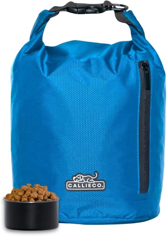 Amazon.com: Callieco Dog Food Travel Bag w/ 1 Cup Scoop and Zipper Side ...