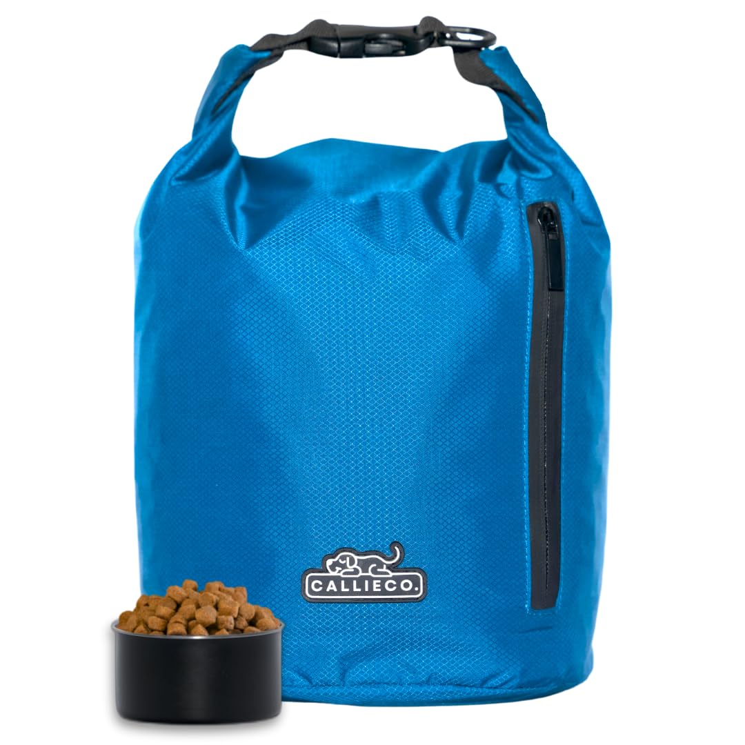 Amazon.com: Callieco Dog Food Travel Bag w/ 1 Cup Scoop and Zipper Side ...