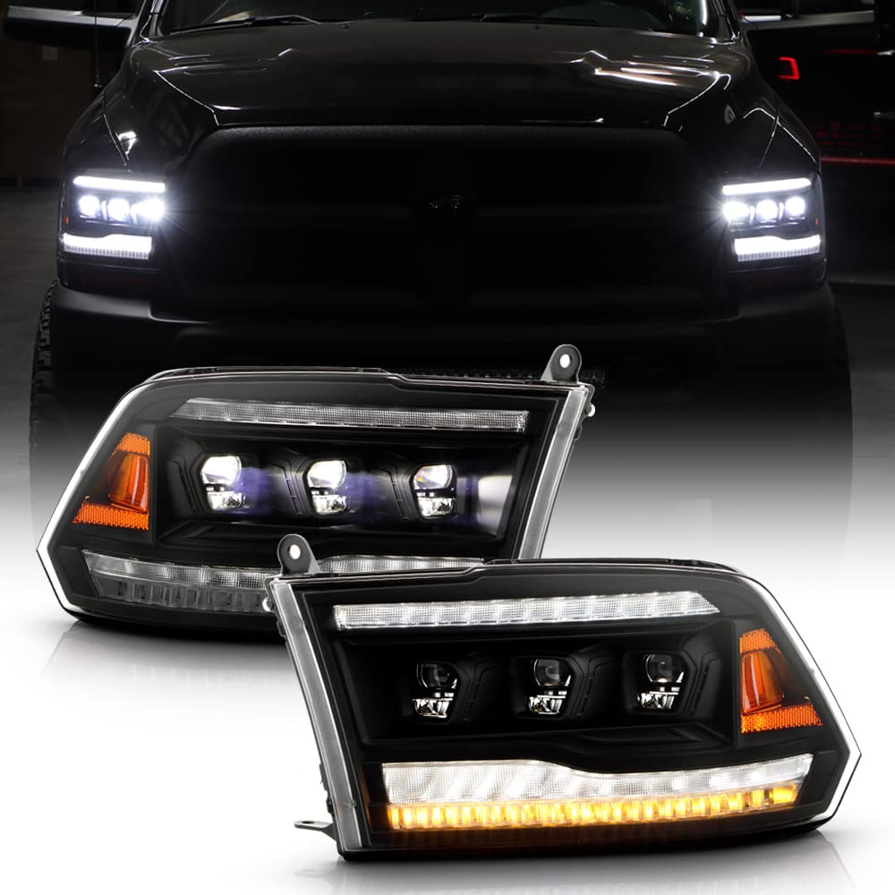 Snapklik.com : For OE Projector Style Upgrade 2013-2018 Dodge Ram 1500 ...