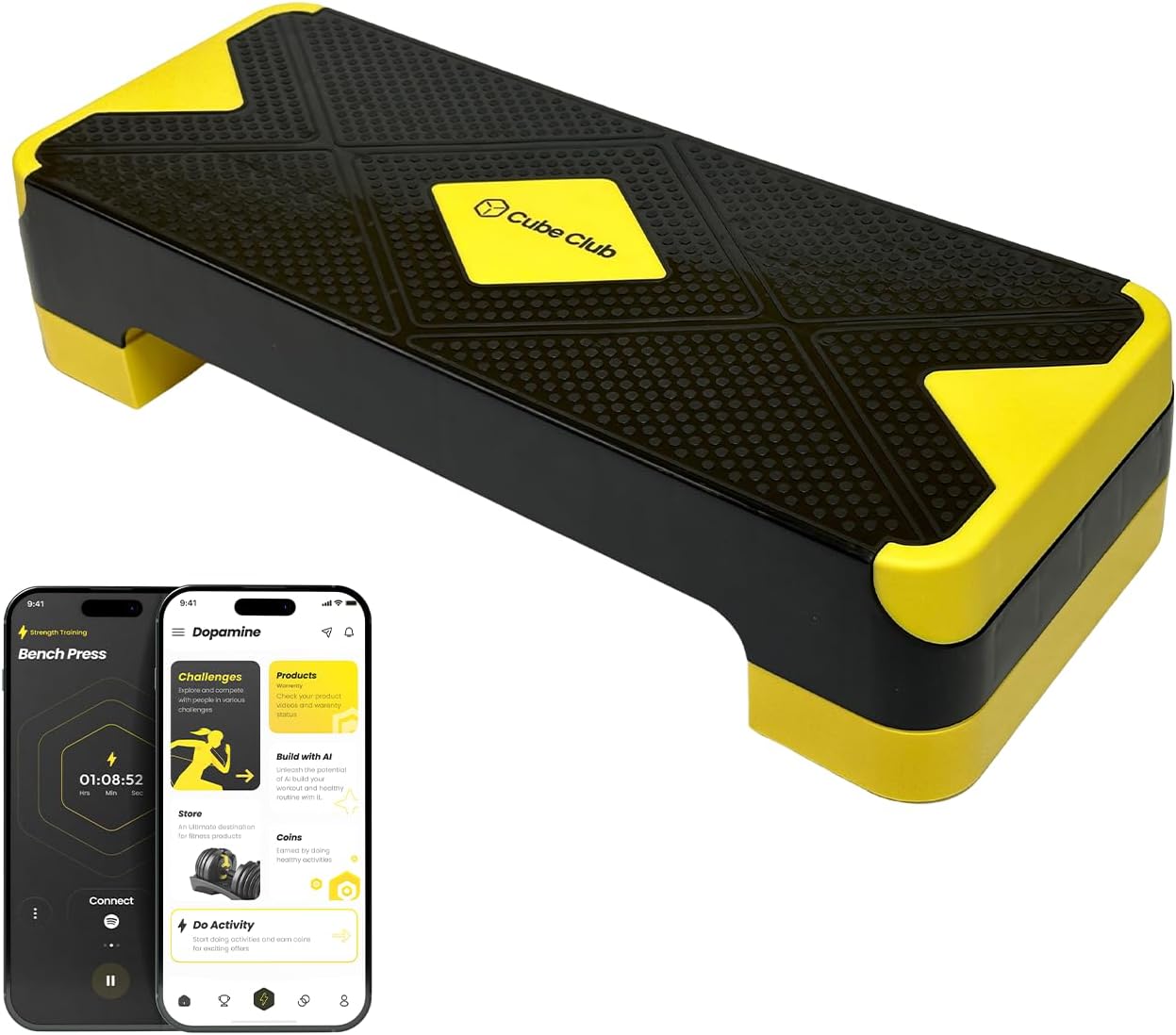 Buy USI UNIVERSAL THE UNBEATABLE Aerobic Exercise Step Board, ST28 ...