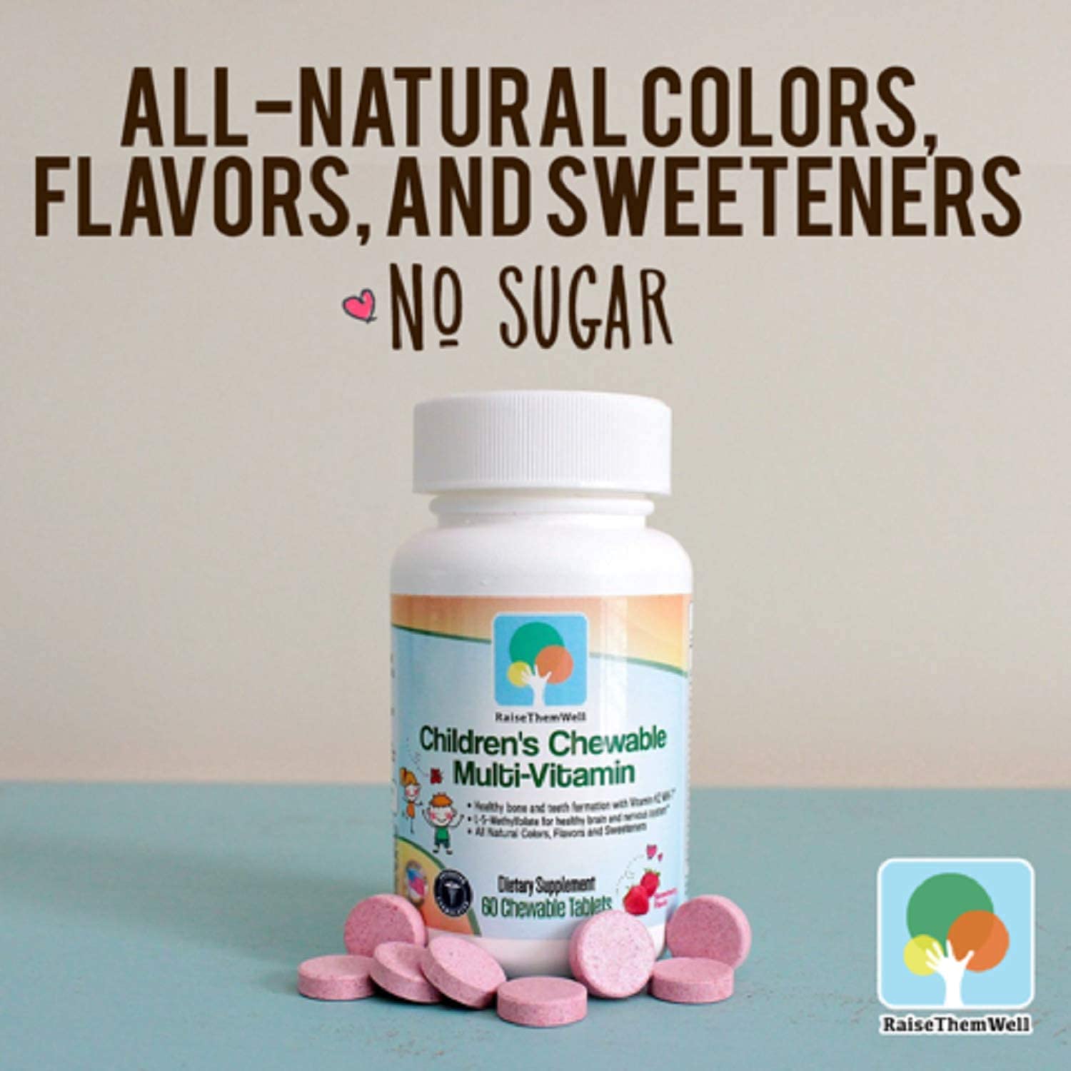 Colorful Vitamin Tablets