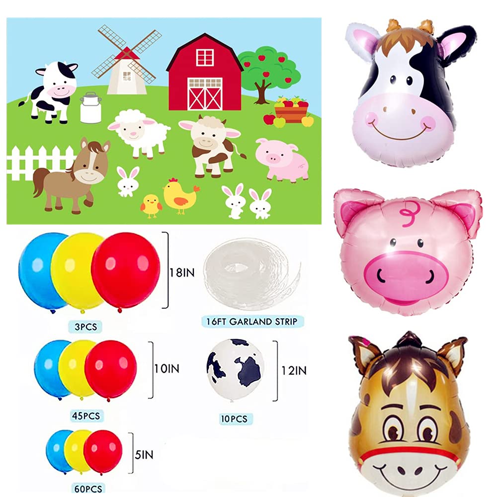 122 PCS Farm Animals Party Supplies Farm Animals Birth...B098SWRJMB ...