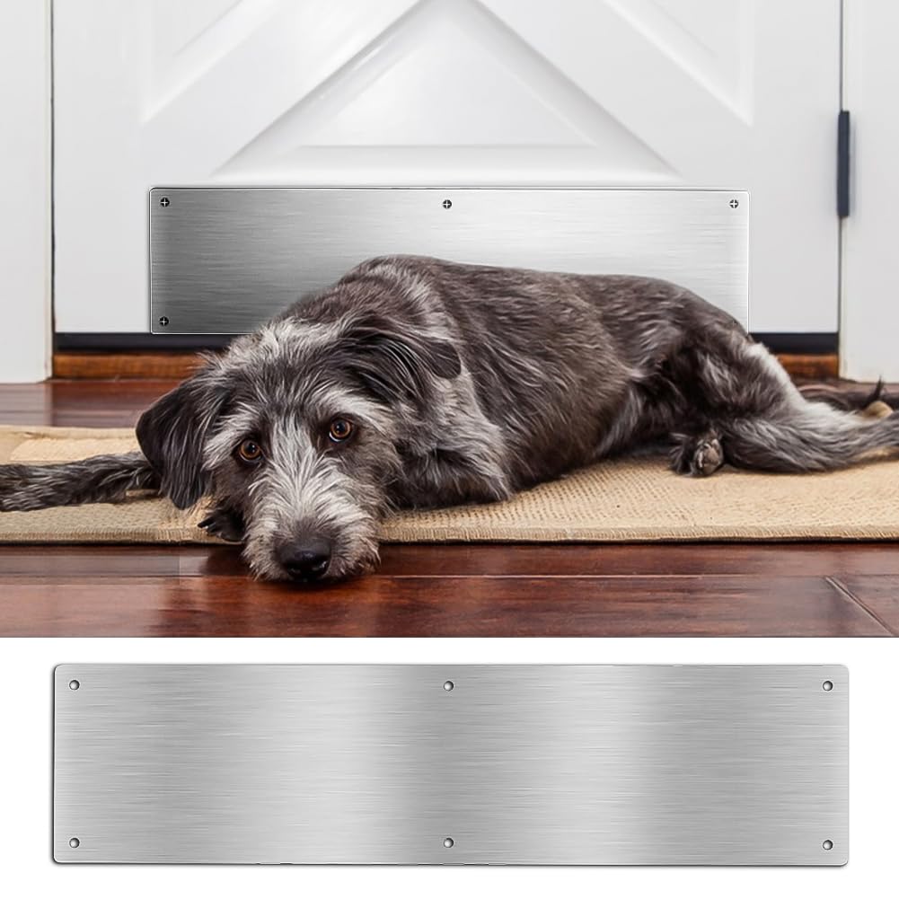 Door Kick Plates Stainless Steel Plate 2 Pack Door Kick Plate For ...