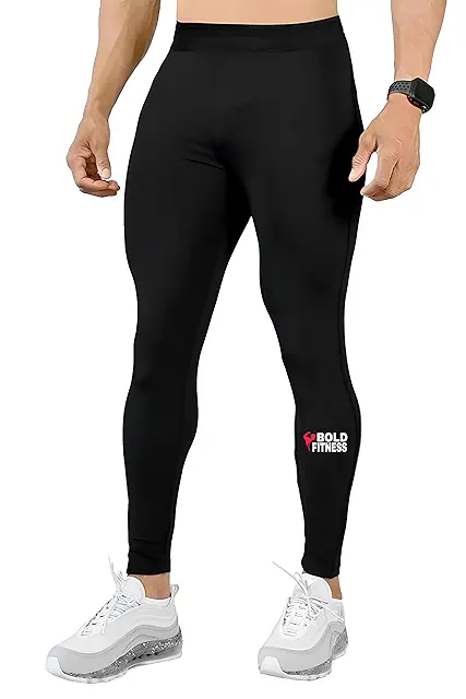 BOLD FITNESS Men Compression Pants | Gym & Sports Body Fit Tights ...