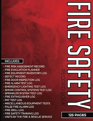 Fire Safety Record: All-In-One Fire Safety Log Book for Landlords ...