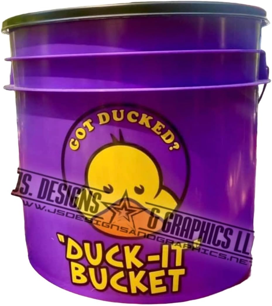 Amazon.com: Generic The Purple Duck-It Bucket, Ducking Bucket, Duck ...