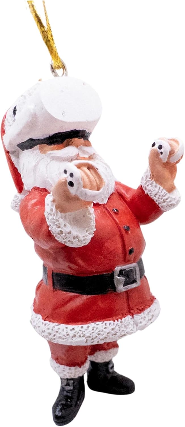 Amazon.com: Gamer Santa Claus Virtual Gaming Christmas Tree Ornament VR ...