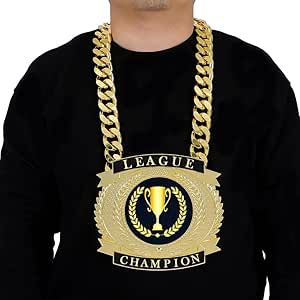 Amazon.com : guancrown MVP Champ Chain Trophy，7-3/4″ x 7″ Large Champ ...
