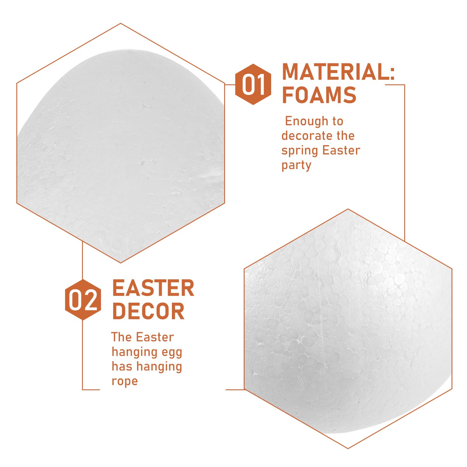 Hedgehog Egg Styrofoam Large Foam Egg Etsy