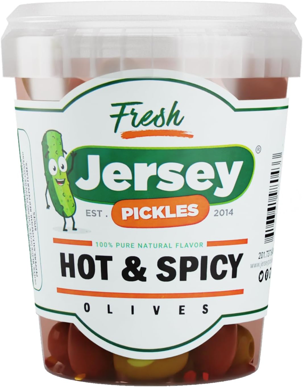 Amazon.com : Jersey Pickles - Hot Dill (1/2 Gallon) : Grocery & Gourmet Food