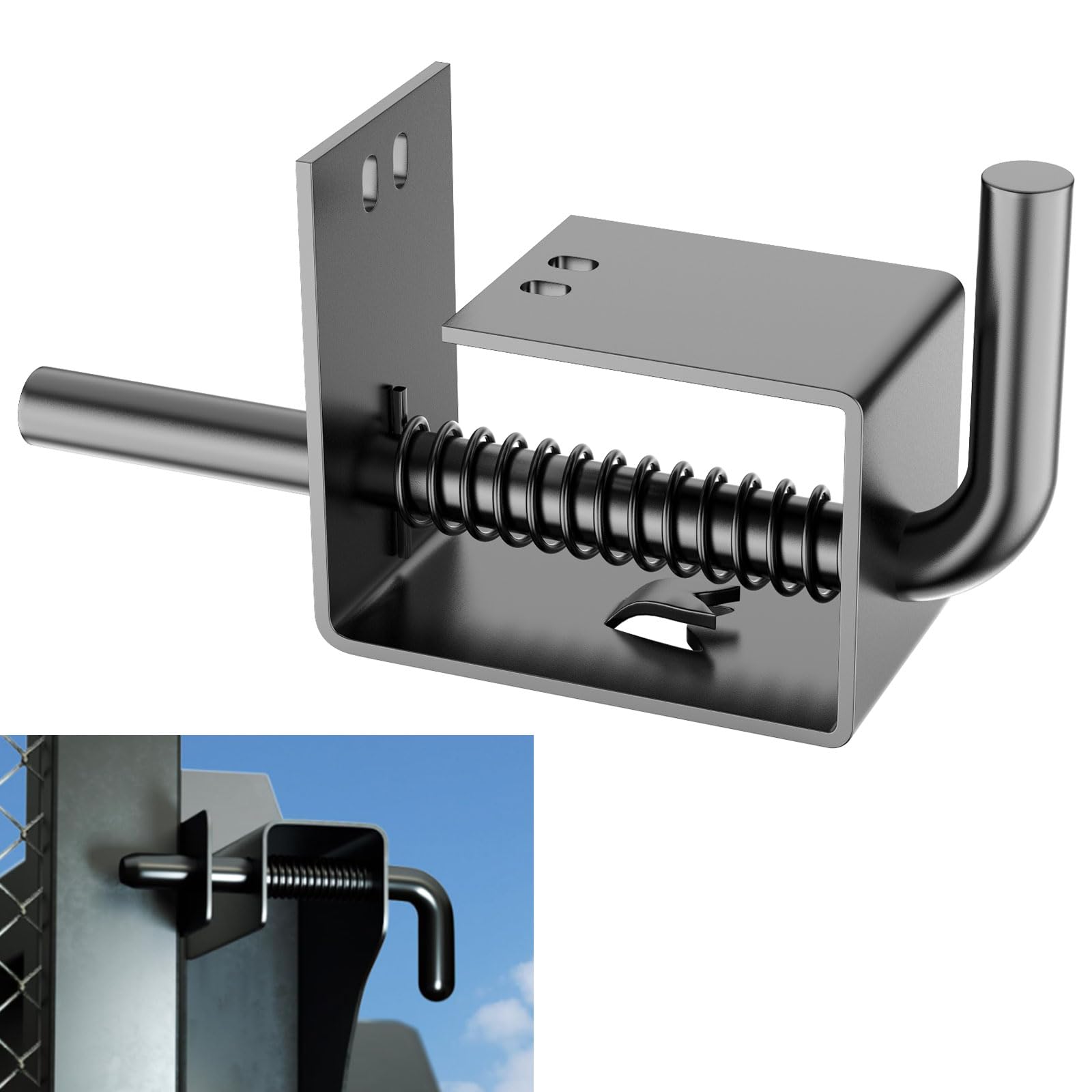 Snapklik.com : Trailer Gate Spring Latch Complete Kit 847 Replacement ...