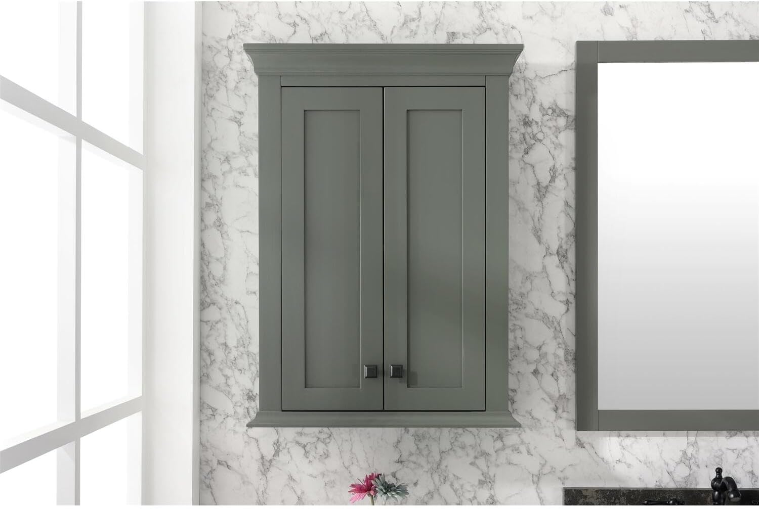 Amazon.com: Legion Furniture Pewter Green Toilet Topper Bathroom ...