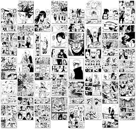 Clickedin Set of 40 Anime Manga Wall Posters with Self Adhesive of ...