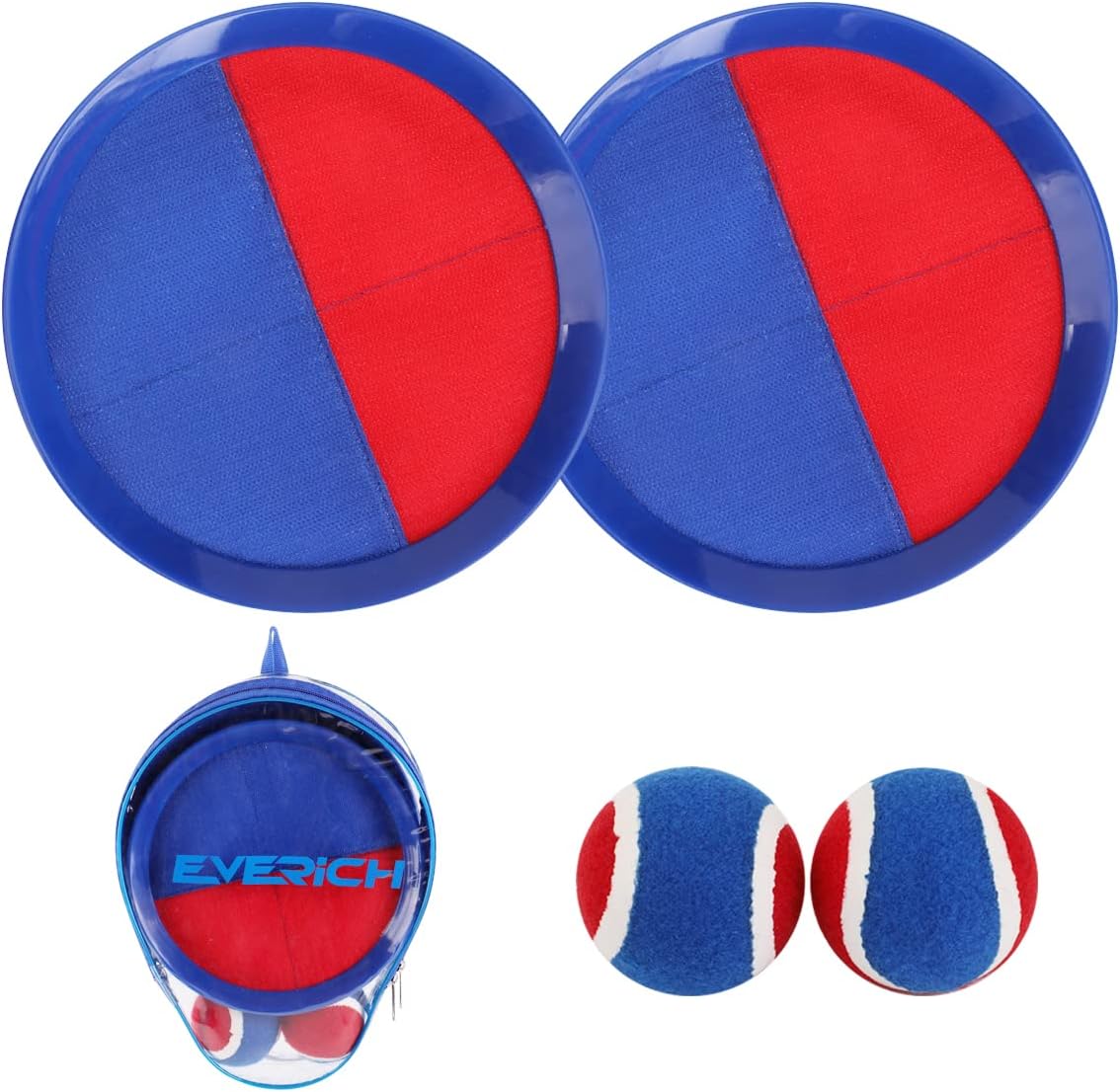 Ball and Catch Game, Toss and Catch Ball Set, Beach Toys for Kids Age 3 ...