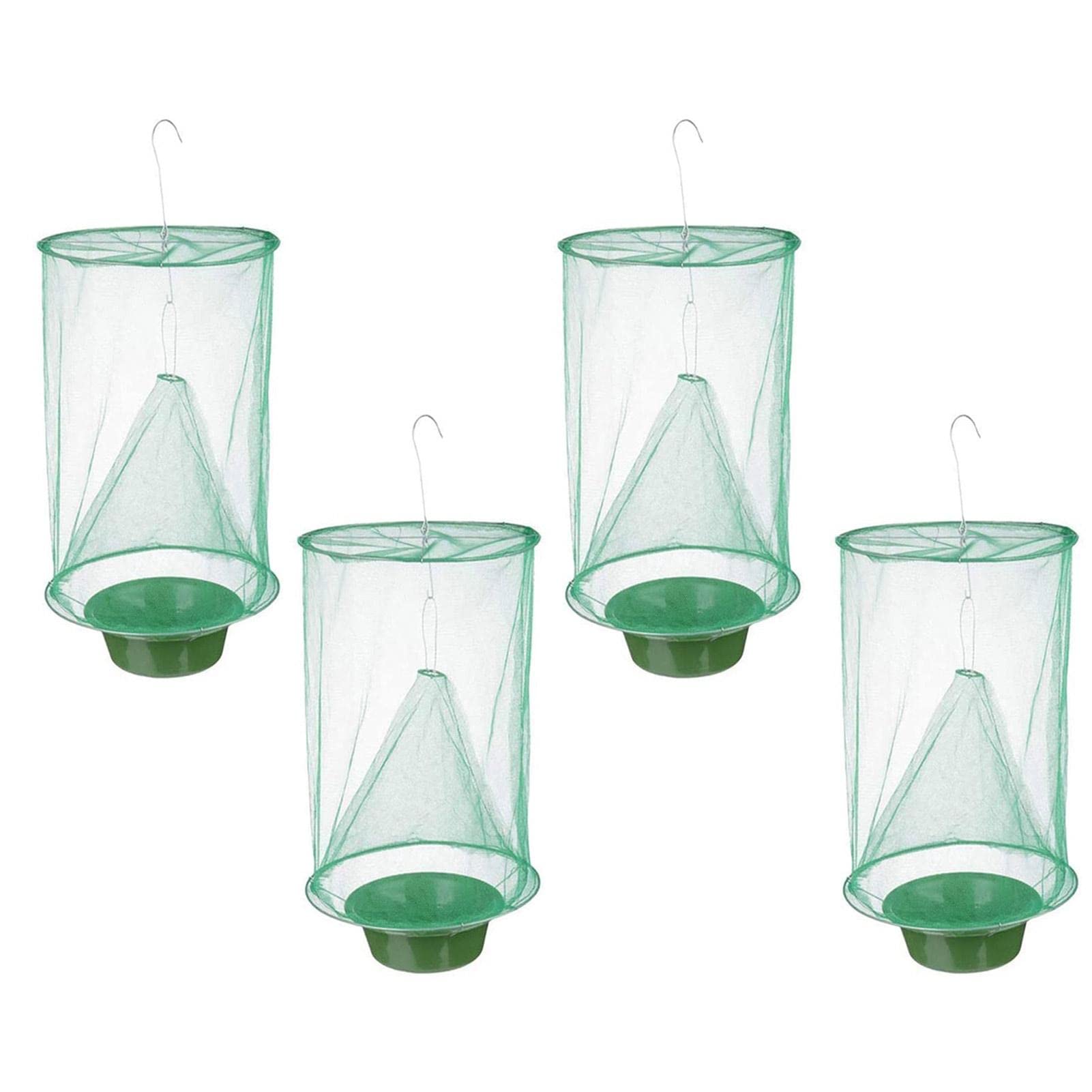 Buy Siyue Fly Trap Insect, 4 Pack Ranch Hanging Fly Catcher Cage Net ...