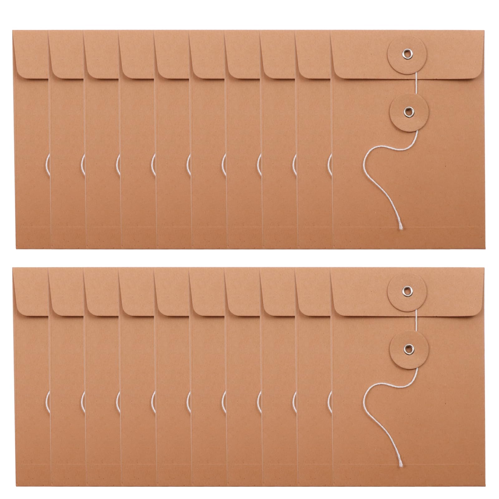 Amazon.com : Antrader Kraft String Envelope File Folders,20Pcs String ...