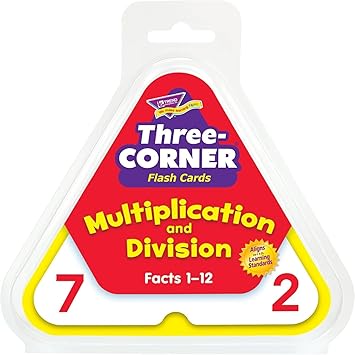Amazon.com: Trend Enterprises: Three-Corner Multiplication and Division ...