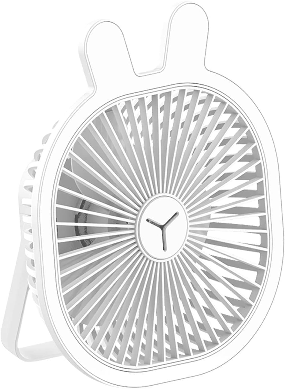 Amazon.com: White Charging Desktop Small Fan Dormitory Fan Wall-Mounted ...