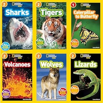 National Geographic Kids Readers 6 Book Set (National Geographic Kids ...