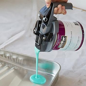 Amazon.com : Portable Mixing Dumping Nozzle Paint Lid Drip Free Paint ...