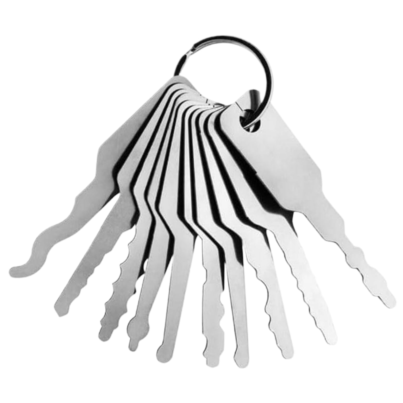 Fake Keys,10Pcs Stainless Steel Keys,Master Keys Replacement Skeleton ...