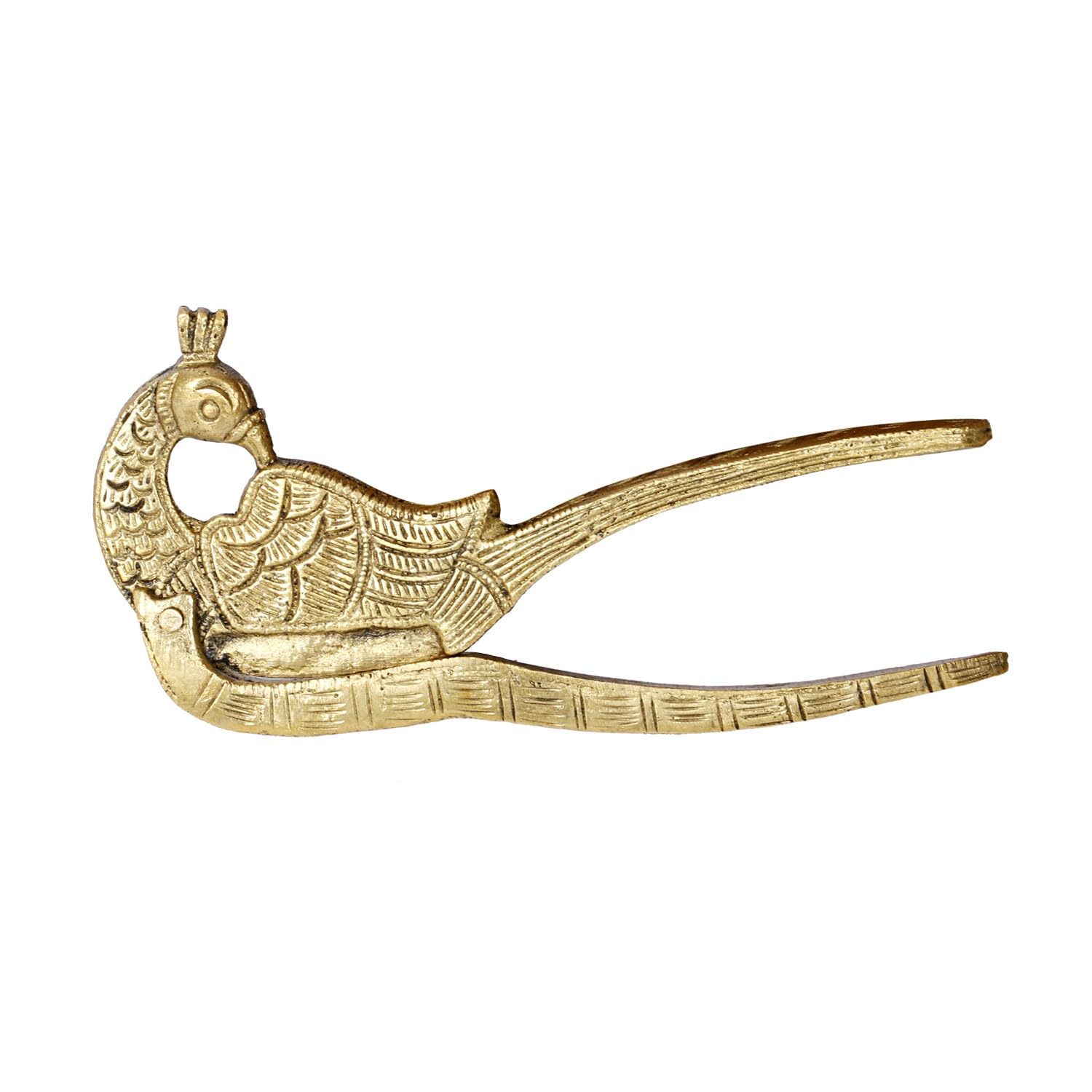 ARTVARKO Brass Peacock Ethnic Designs Nut Supari Betel Cutter/Sudi ...