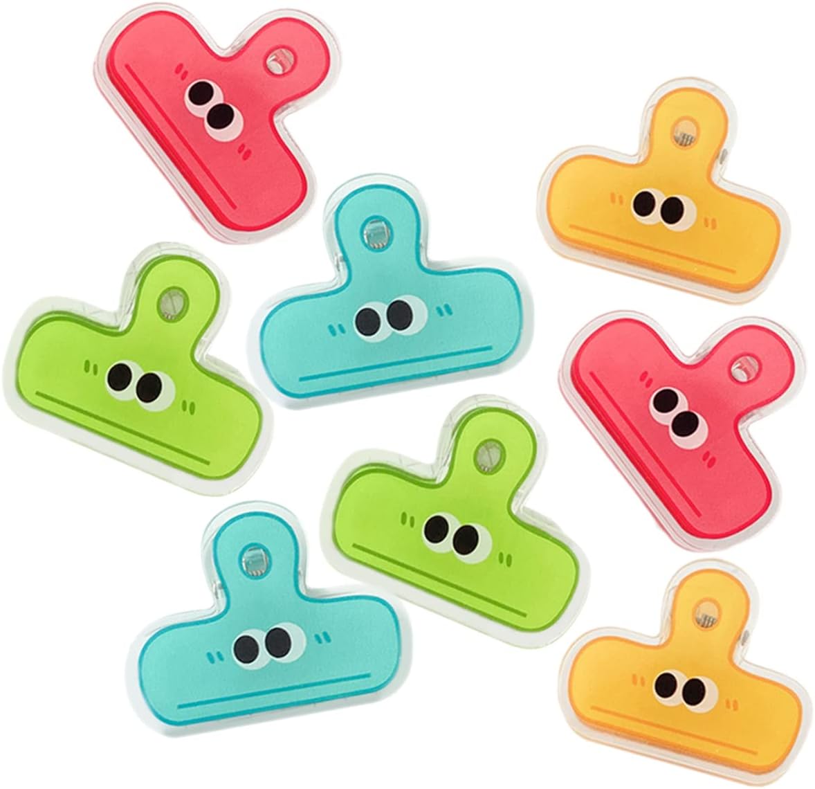 Amazon.com : BESTOYARD 8pcs Small Eye Clip Cute Binder Folder Binder ...