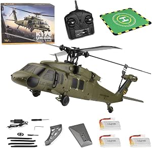 Amazon.com: Xenotrix WL K170 Black-Hawk UH-60L 170 Size 2.4G 4CH ...