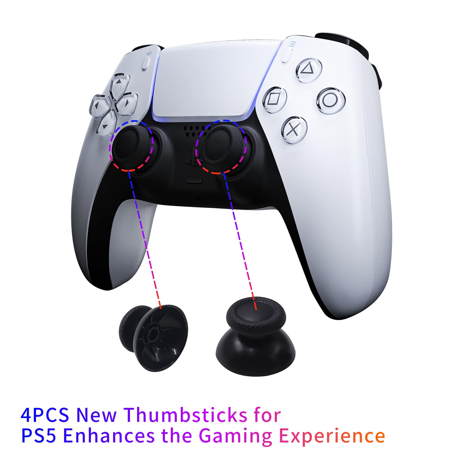 Snapklik.com : 4+4 Eaglewireless PS5 Analog Stick Replacement Part PS5 ...