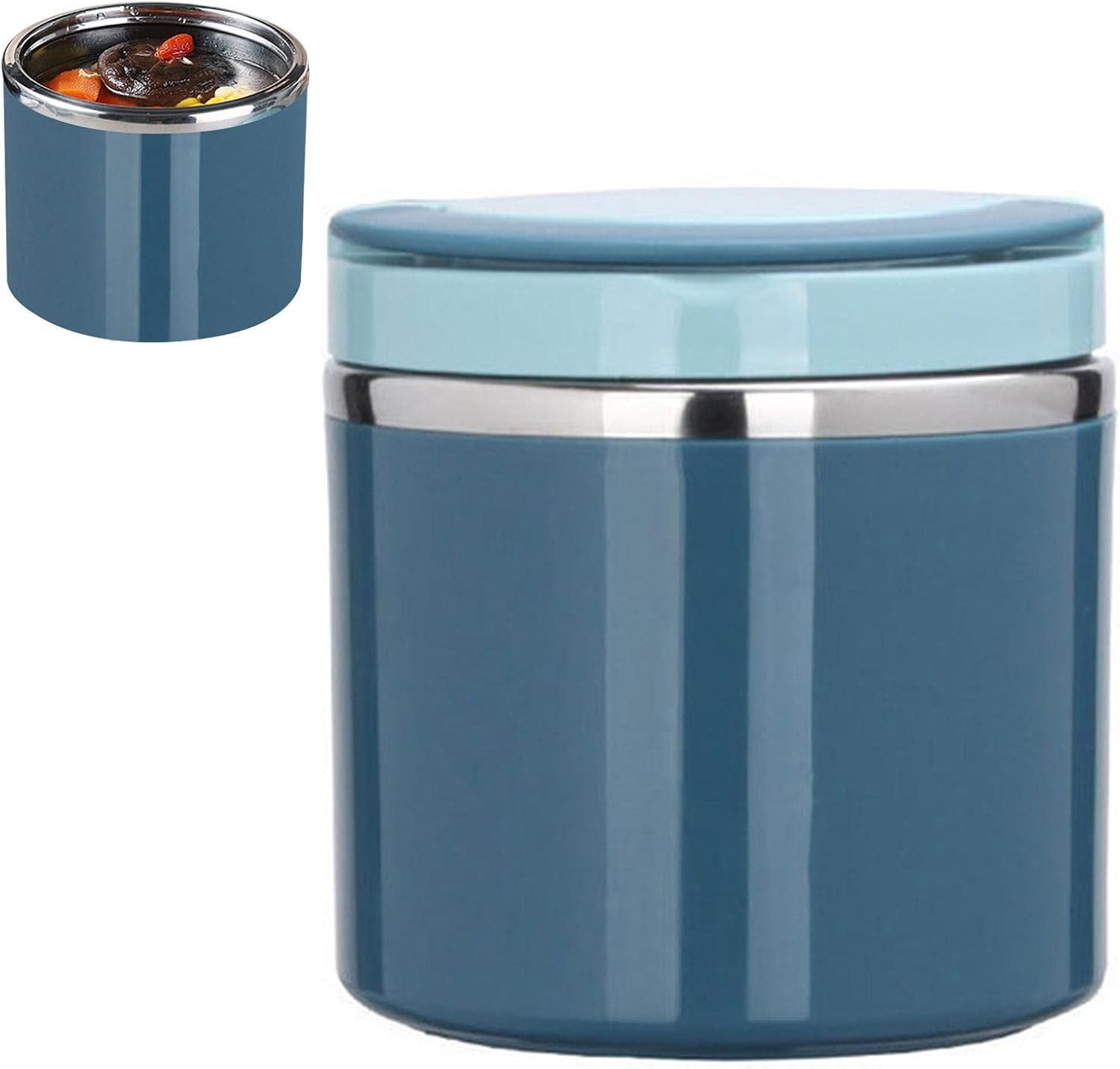 Moukkey 1000ml Thermo Food Jar Lunch Box, Insulated Food Flask ...