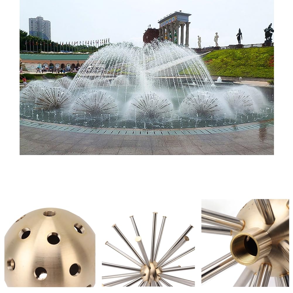Pond Fountain Sprayer Haofy Fountain Nozzle - Stainless Steel Pool ...