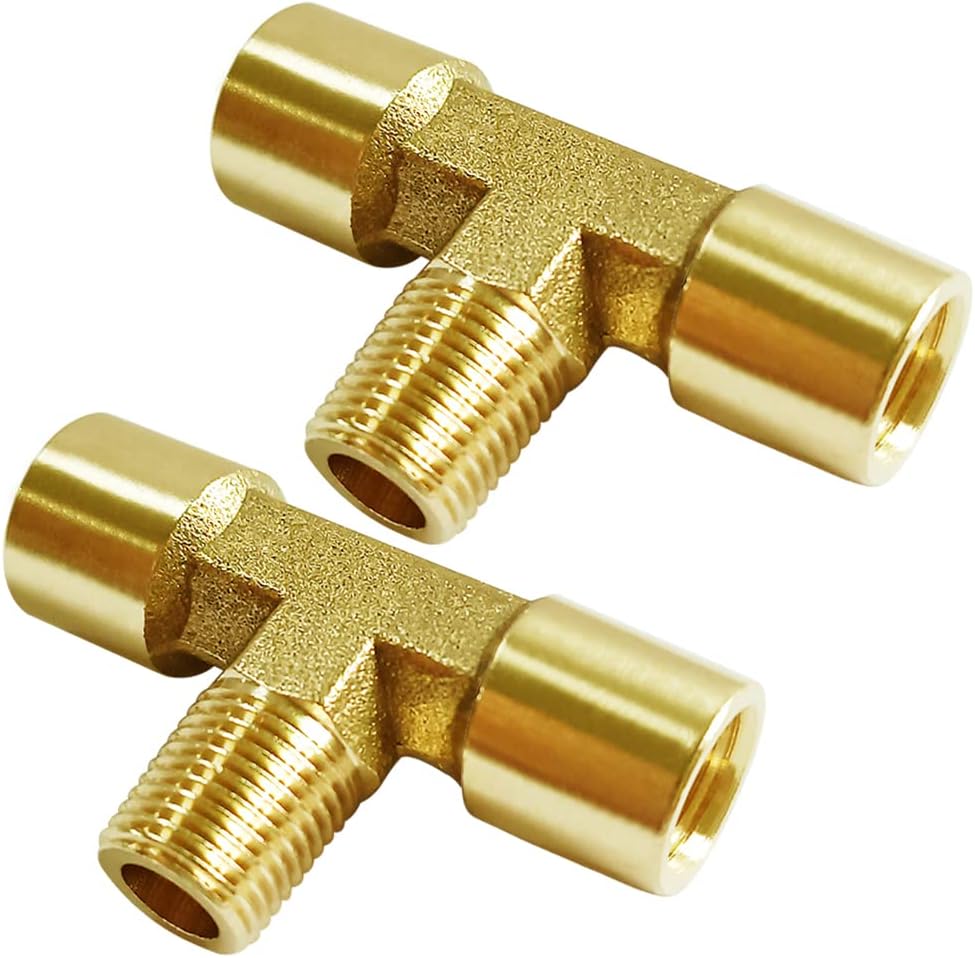 Amazon.com: Joywayus 3/4 GHT Threaded Brass Swivel Pipe Fitting Tee T 3 ...