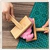 Rtteri 4 Pcs Wooden Wool Carder Hand Carders Slicker Brush Wool Carding ...