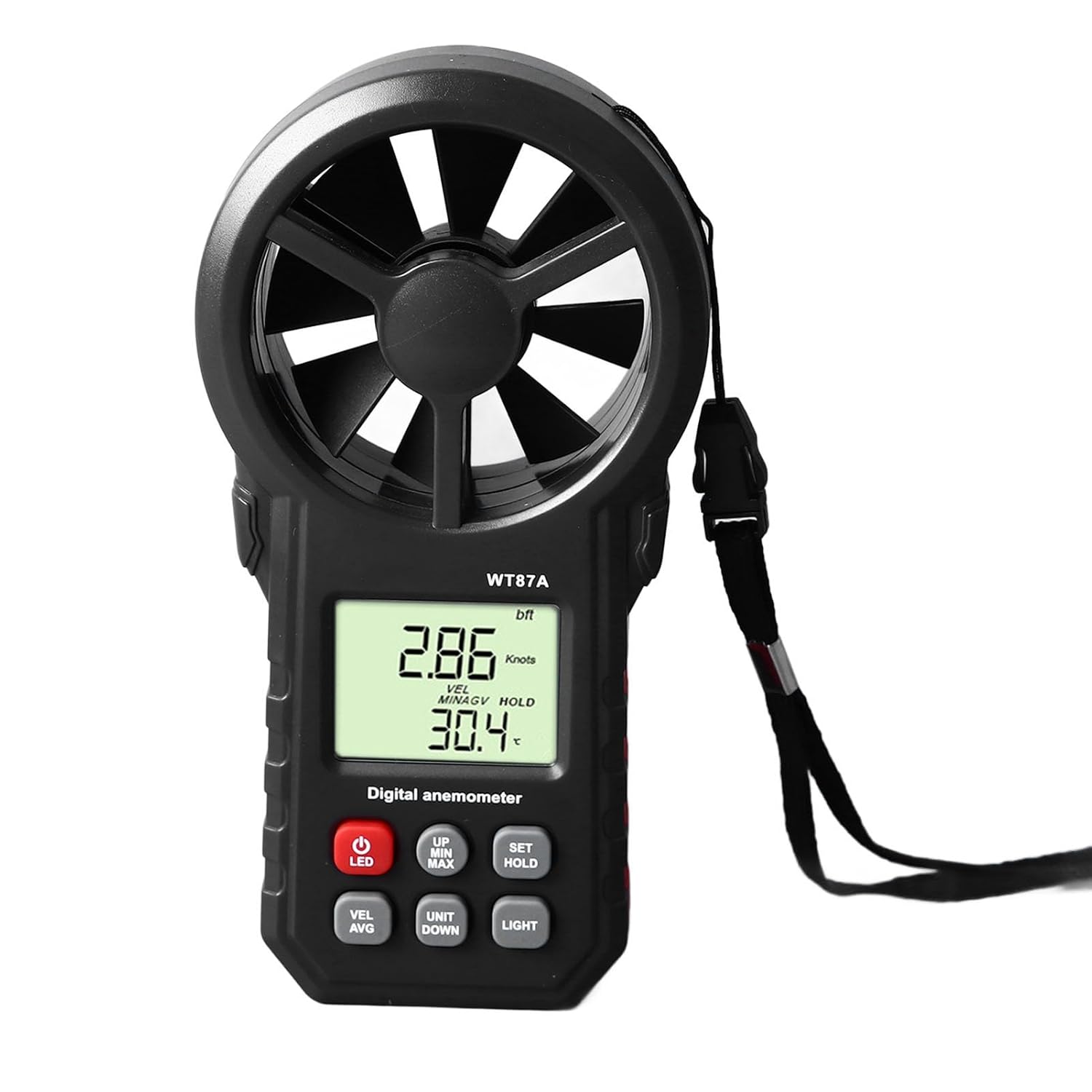 Amazon.com: Handheld Anemometer, Digital Wind Speed CFM Meter Gauge ...