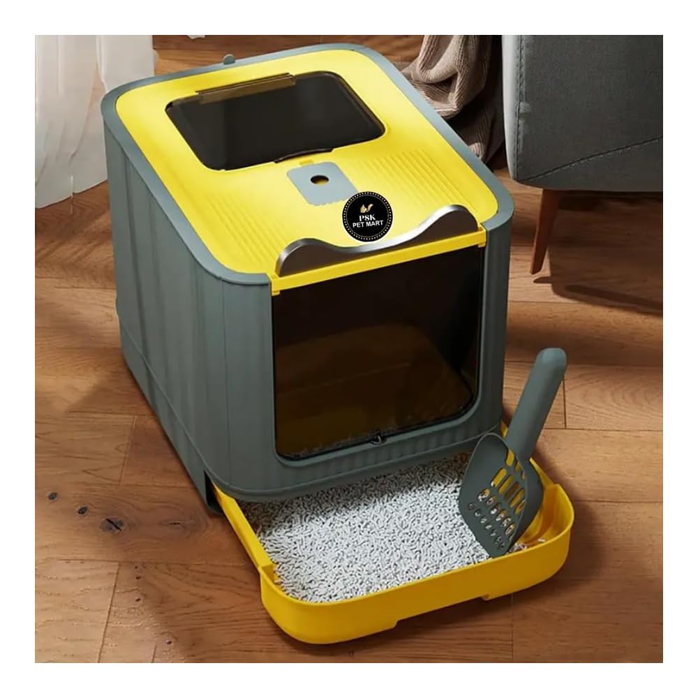 PSK PET MART Folding Fully Enclosed Litter Pan with Nepal | Ubuy