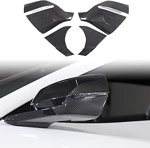 Amazon.com: Door Rear View Mirror Cover Cap Compatible with Chevrolet ...