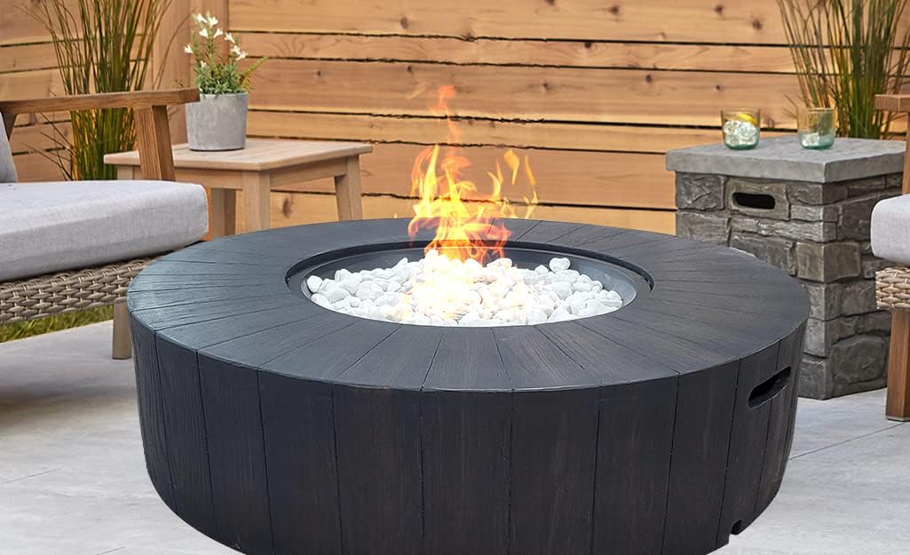 Amazon.com : Propane Fire PIt for Outside Patio - Outdoor Gas Fire Pit ...