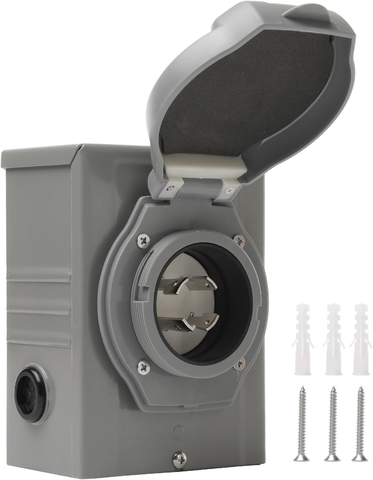 Amazon.com: Miady 30 Amp Generator Power Inlet Box, NEMA 3R Power Inlet ...