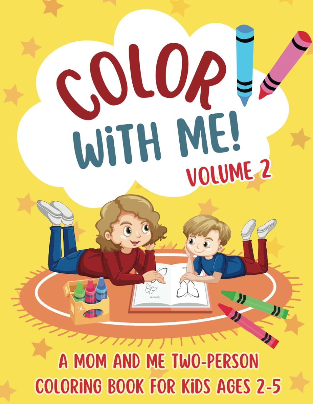 Color With Me Volume 2: A Mom and Me Two-Person Coloring Book for Kids ...