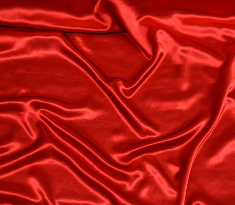 Amazon.com: Satin Crepe Solid Fabric 60" Wide Sold by The Yard (RED)