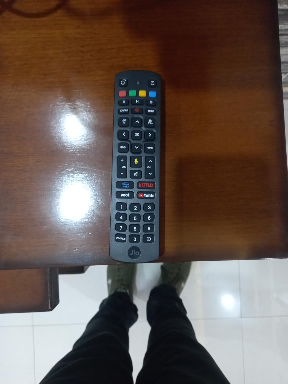 Buy Remote Control Compatible for jio Fiber Set Top Box with Voice ...
