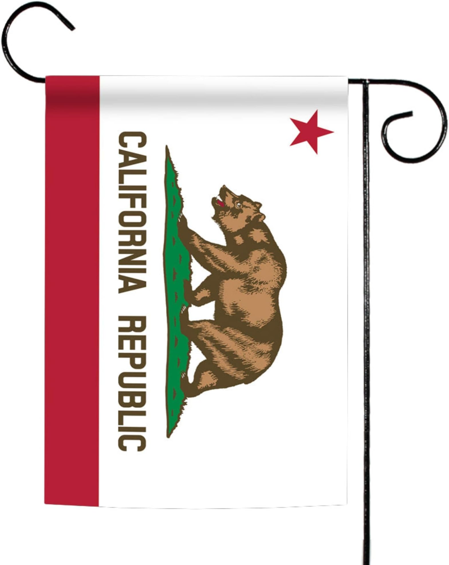 Amazon.com : ANLEY |Double Sided| Premium Garden Flag, California State ...