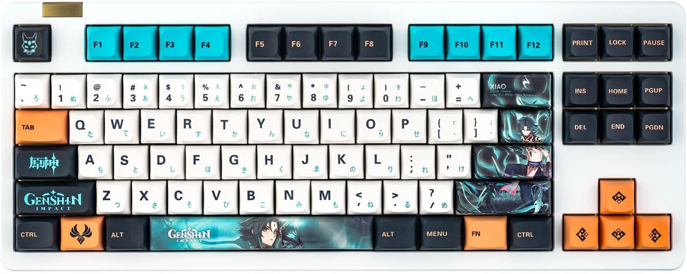 Amazon.com: IDOBAO FC Gaming Keycaps MDA Profile PBT Keycaps with 142 ...