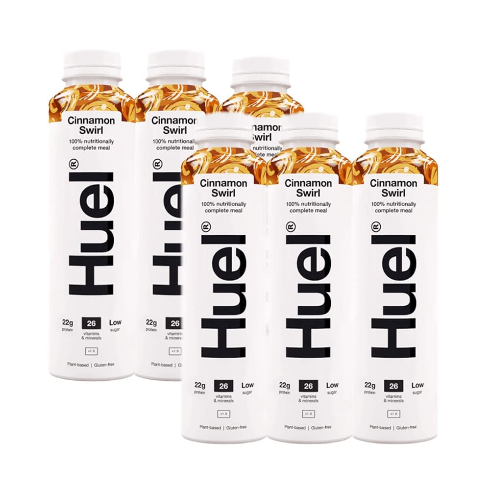 Huel Ready To Drink Nutritionally Complete Meal Cinnamon Swirl Flavour ...