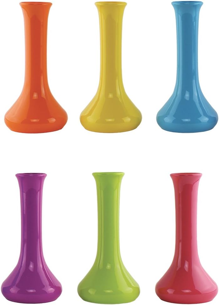 Amazon.com: Syndicate Sales Bud Vase, 7-1/2-Inch, Popsicle Assortment ...