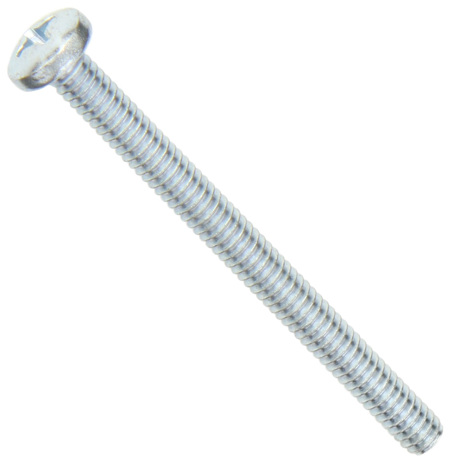 Small Parts Steel Machine Screw, Zinc Plated Finish, Pan Head, Phillips ...