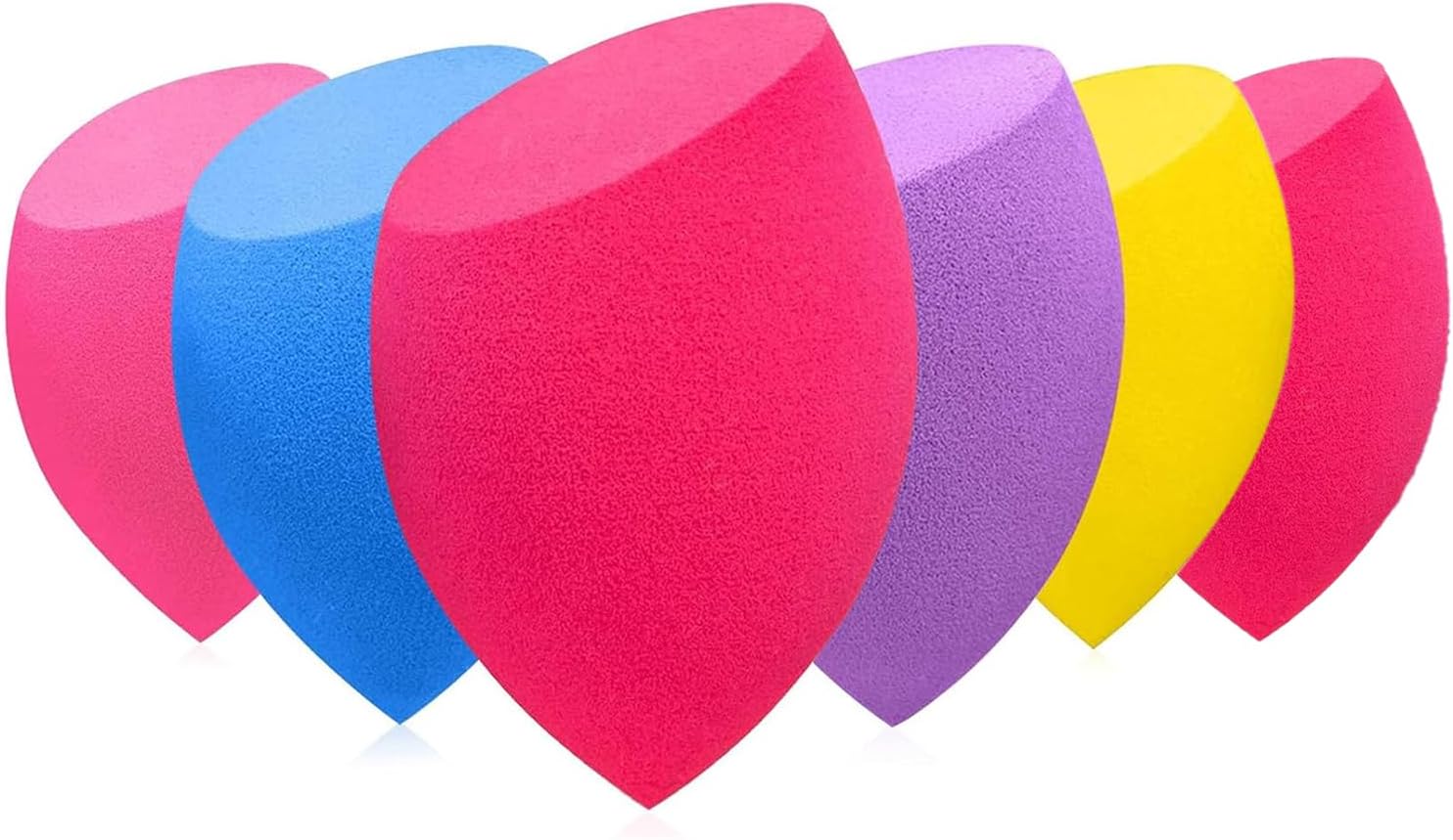 Amazon.com : BEAKEY 5 Pcs Makeup Sponges, Latex Free Beauty Sponge for ...