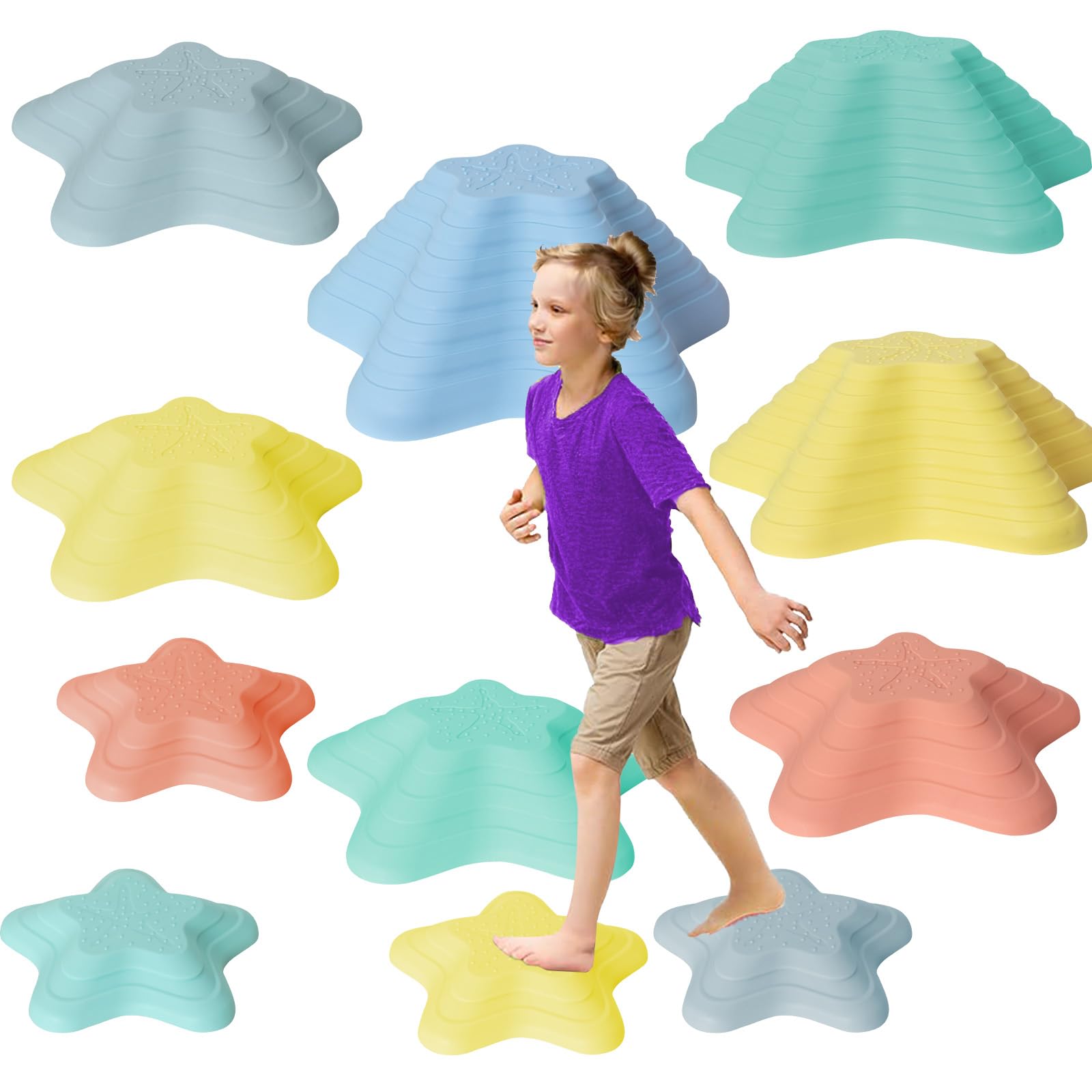 Snapklik.com : Balance Stepping Stones Obstacle Course Coordination ...