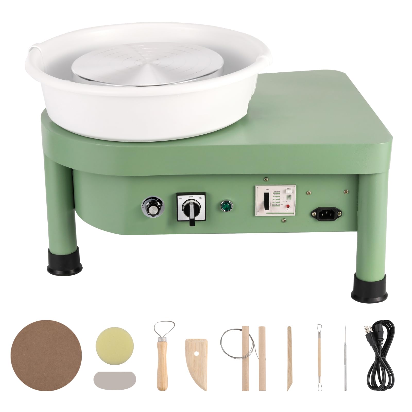 Amazon.com: Huanyu Pottery Wheel Ceramic Machine 10" with Manual Switch ...